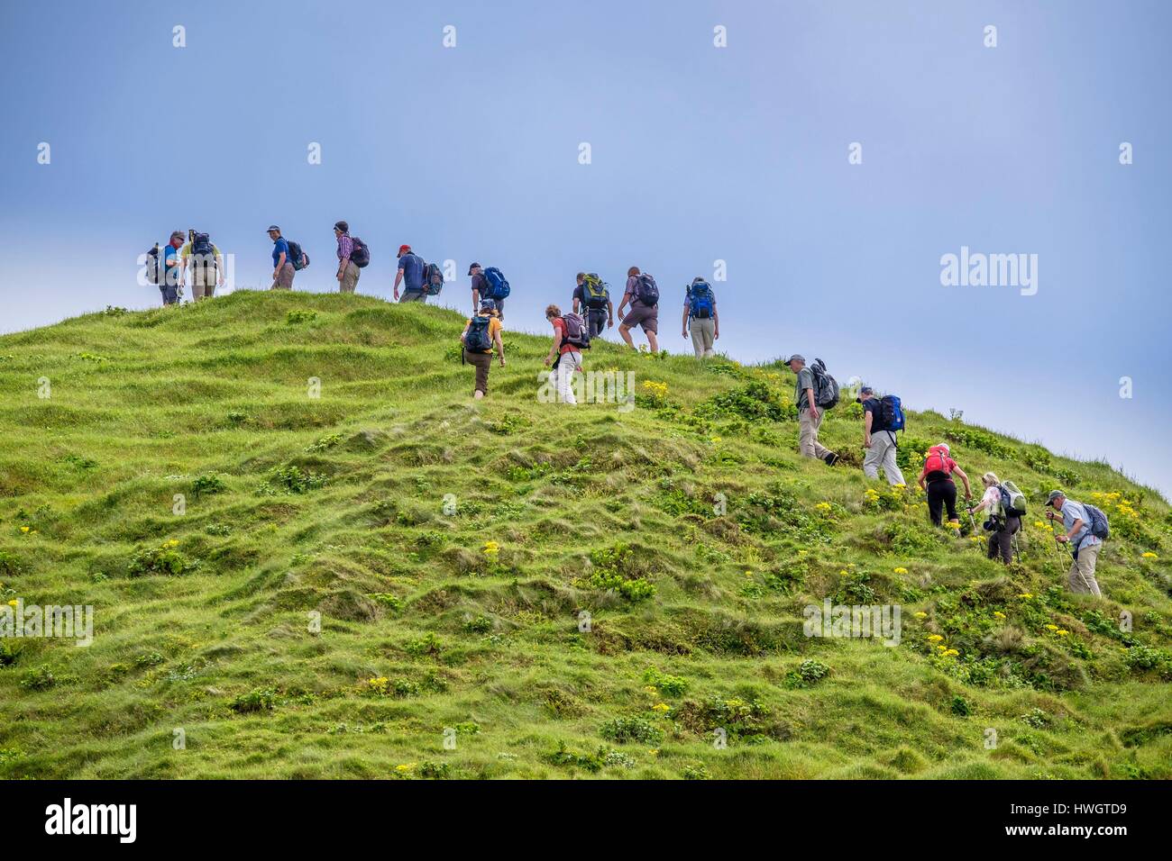 Portugal, Azores archipelago, Sao Jorge island, UNESCO Biosphere ...