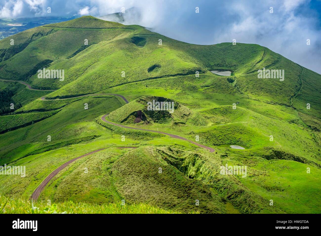 Portugal, Azores archipelago, Sao Jorge island, UNESCO Biosphere ...