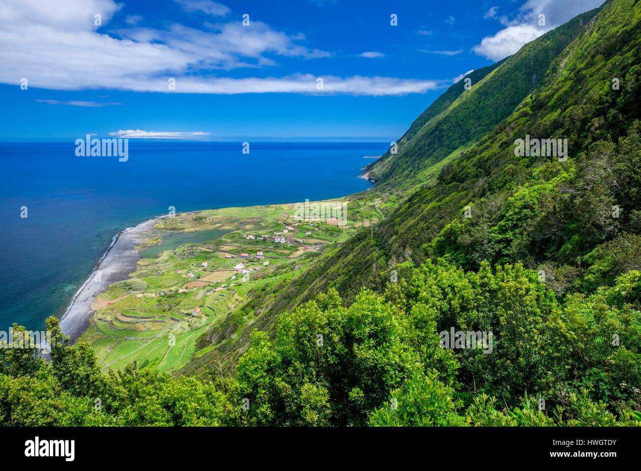 Portugal, Azores archipelago, Sao Jorge island, UNESCO Biosphere ...