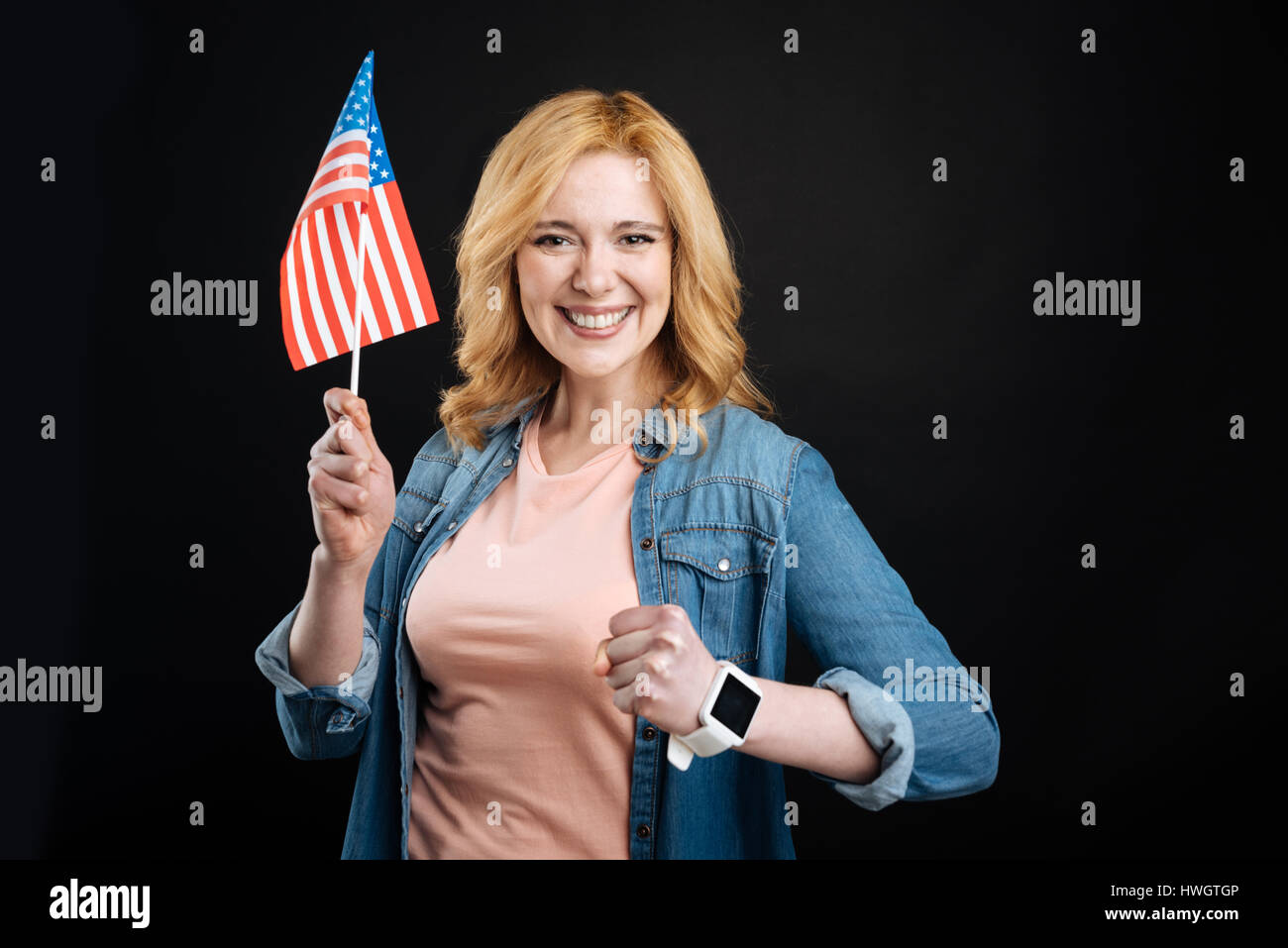 Resolute female being ready for changes Stock Photo - Alamy