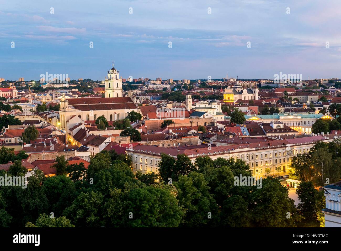Lithuania (Baltic States), Vilnius, historical center, listed as World ...