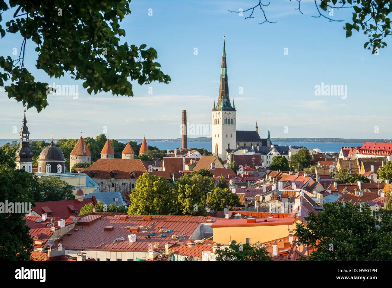 Estonia (Baltic States), Harju region, Tallinn, historical center ...