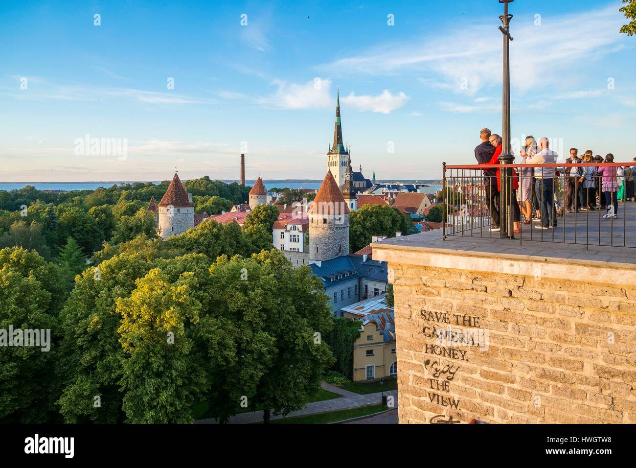 Estonia (Baltic States), Harju region, Tallinn, historical center ...