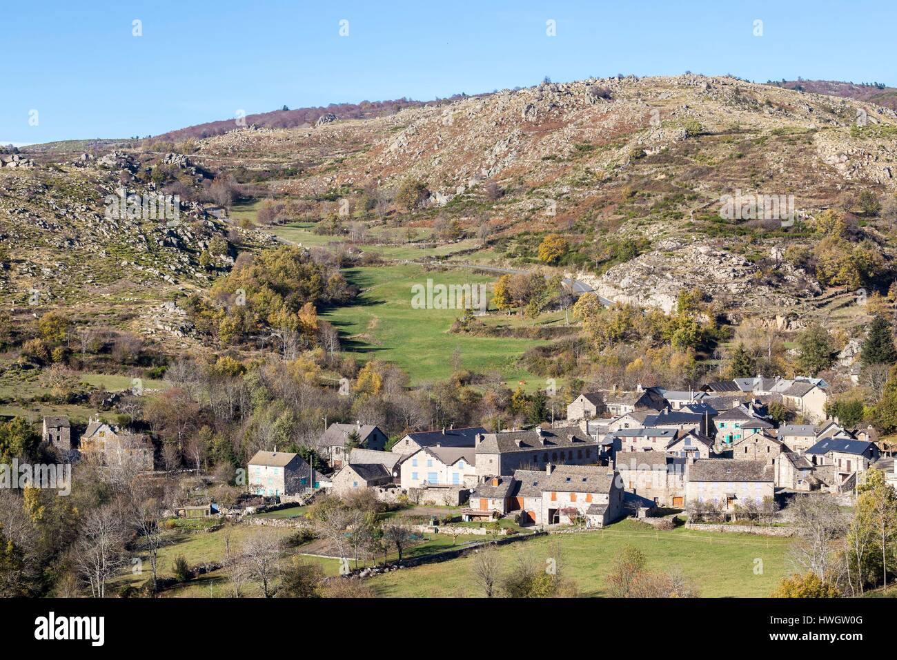 France, Lozere, Les Causses et les Cevennes, cultural landscape of the ...
