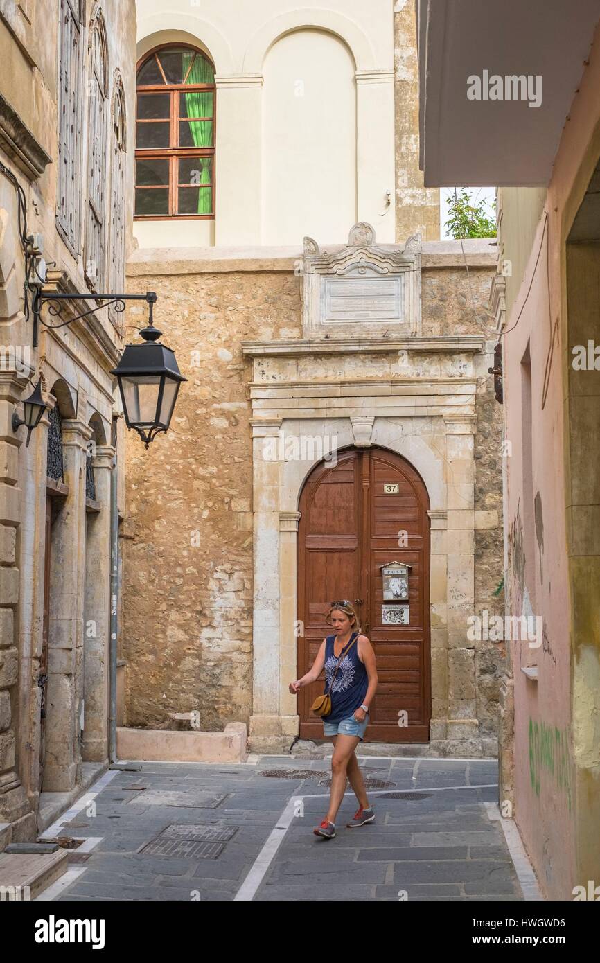 Greece, Crete, Rethymnon, old town Stock Photo - Alamy