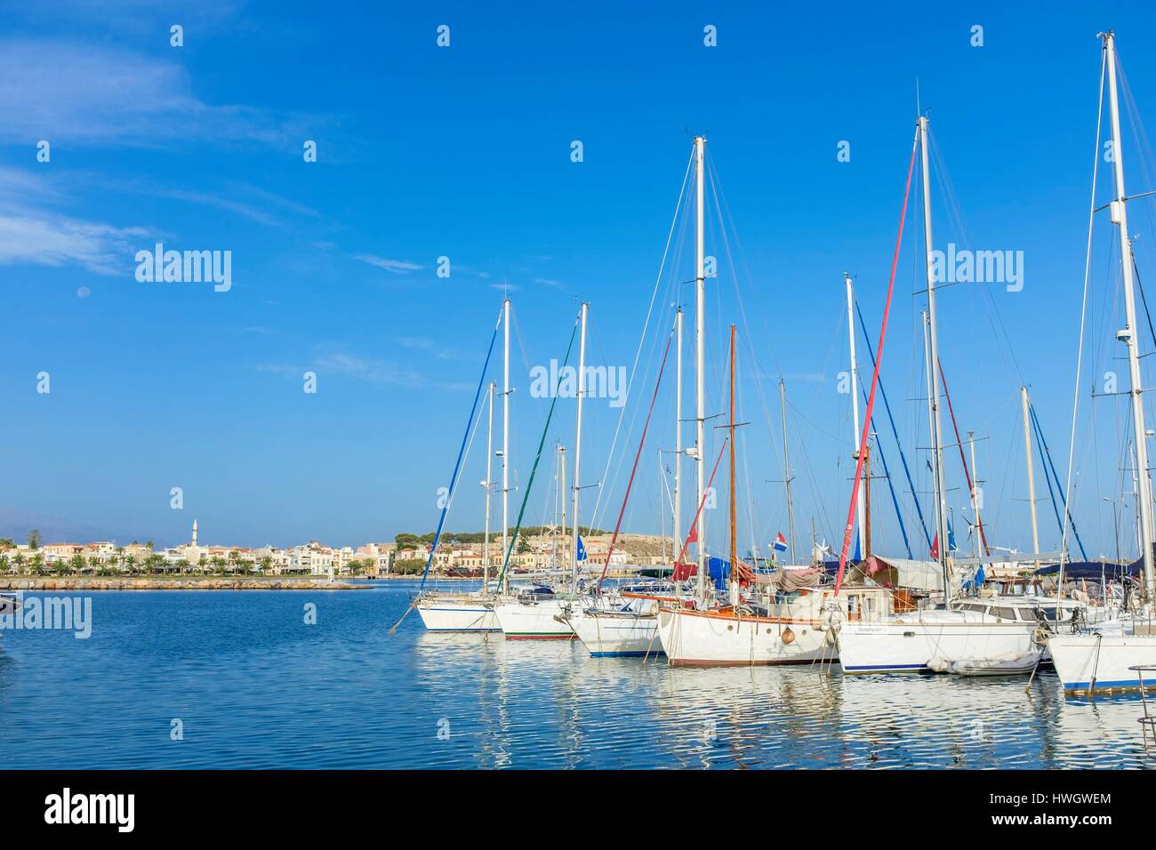 Marina of rethymnon hi-res stock photography and images - Alamy
