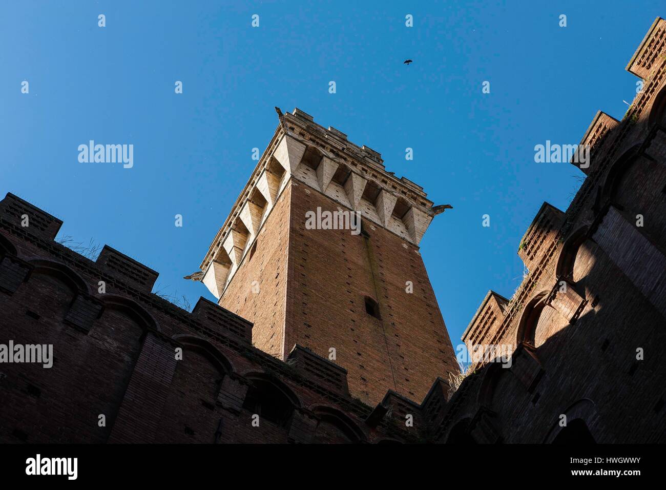 Italy, Tuscany, Sienna, historical centre listed as World Heritage by ...
