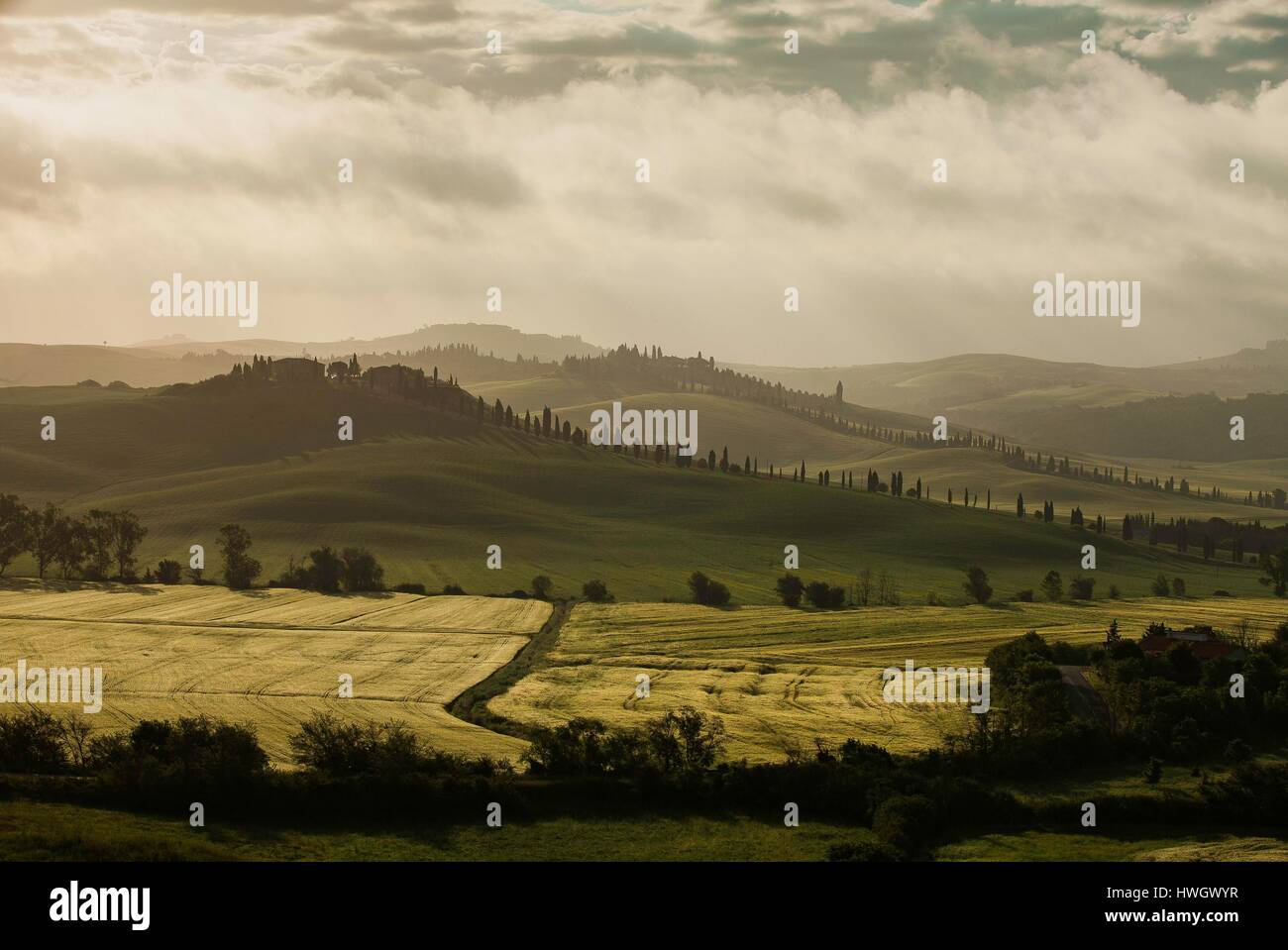 Unesco world heritage site crete senesi hi-res stock photography and ...