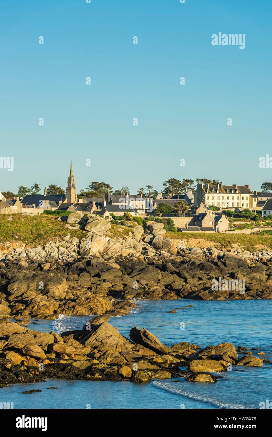 France, Finistere, Iroise sea, Legendes Coast, Porspoder, 17th century ...
