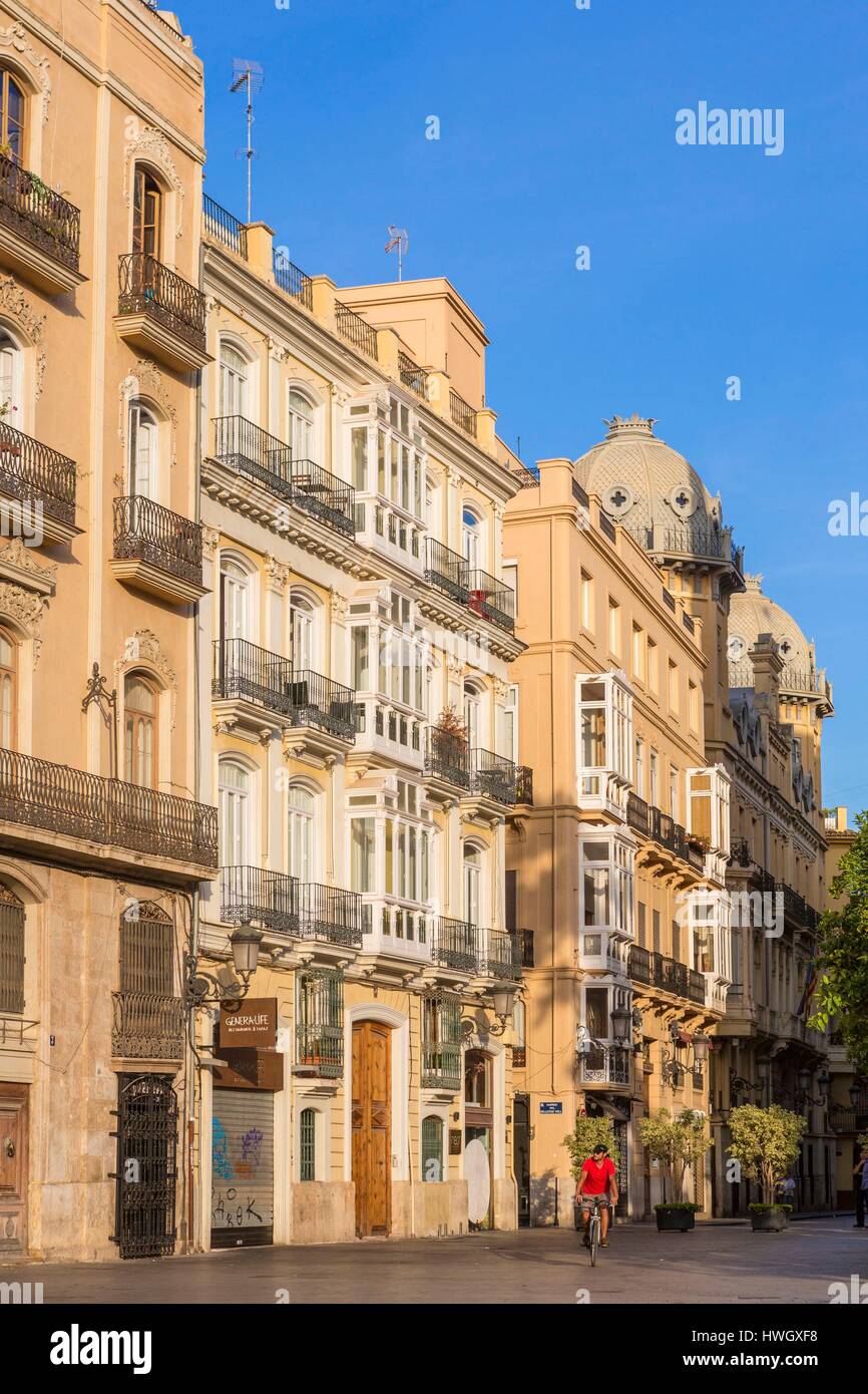 Spain, Valencia, historical center Stock Photo - Alamy