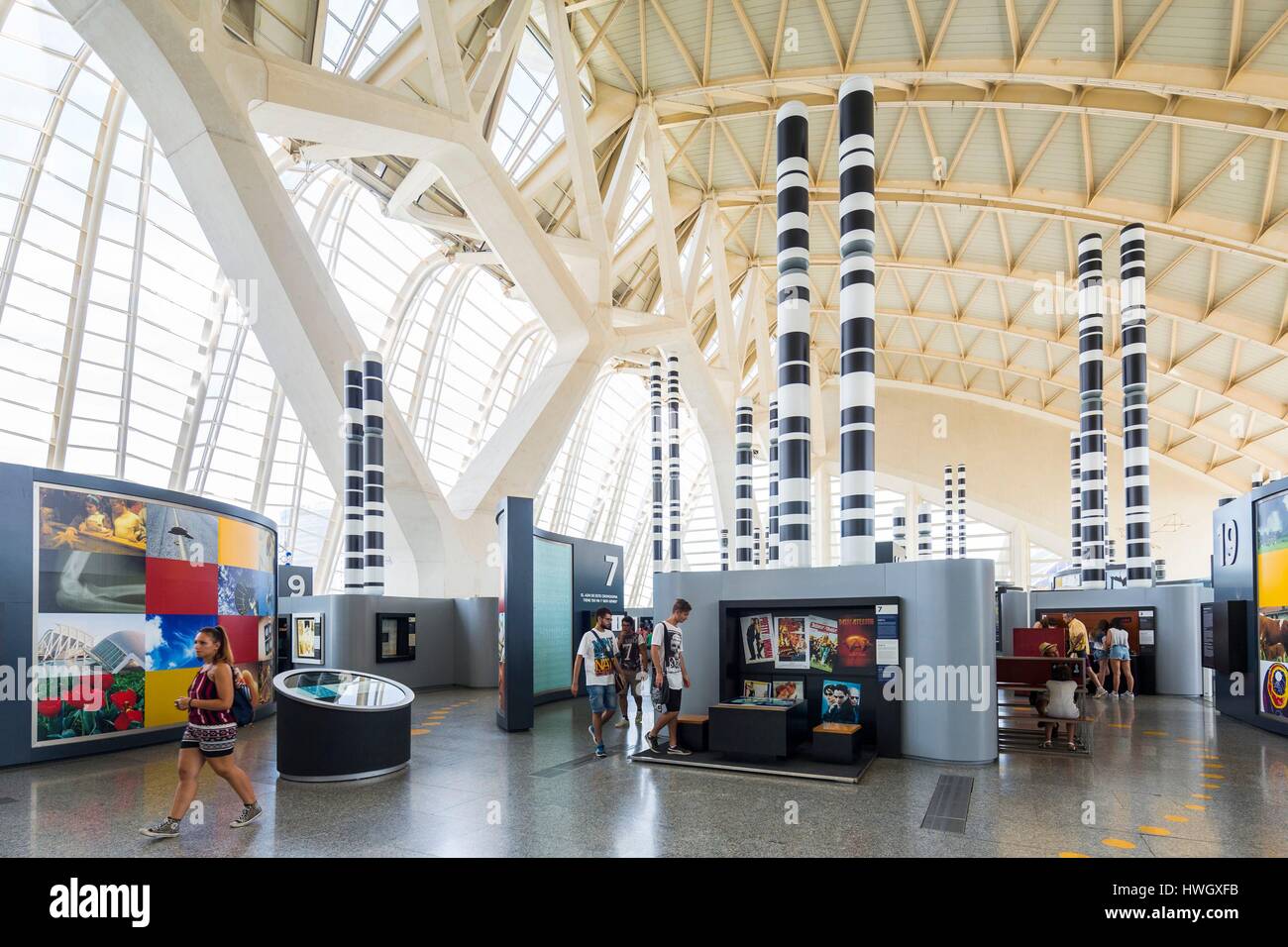 Spain, Valencia, City of Sciences and Arts, Prince Felipe Museum of ...