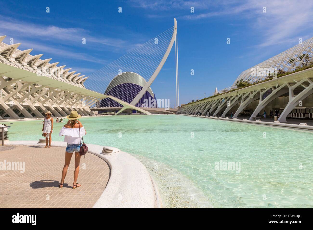 Spain, Valencia, City of Sciences and Arts, Prince Felipe Museum of ...