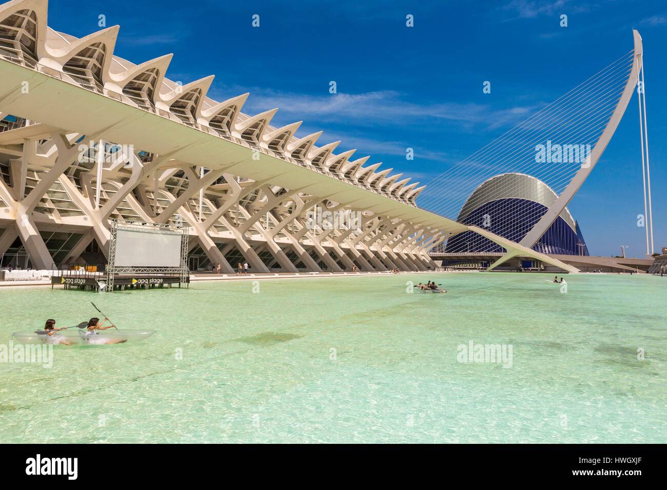 Spain, Valencia, City of Sciences and Arts, Prince Felipe Museum of ...