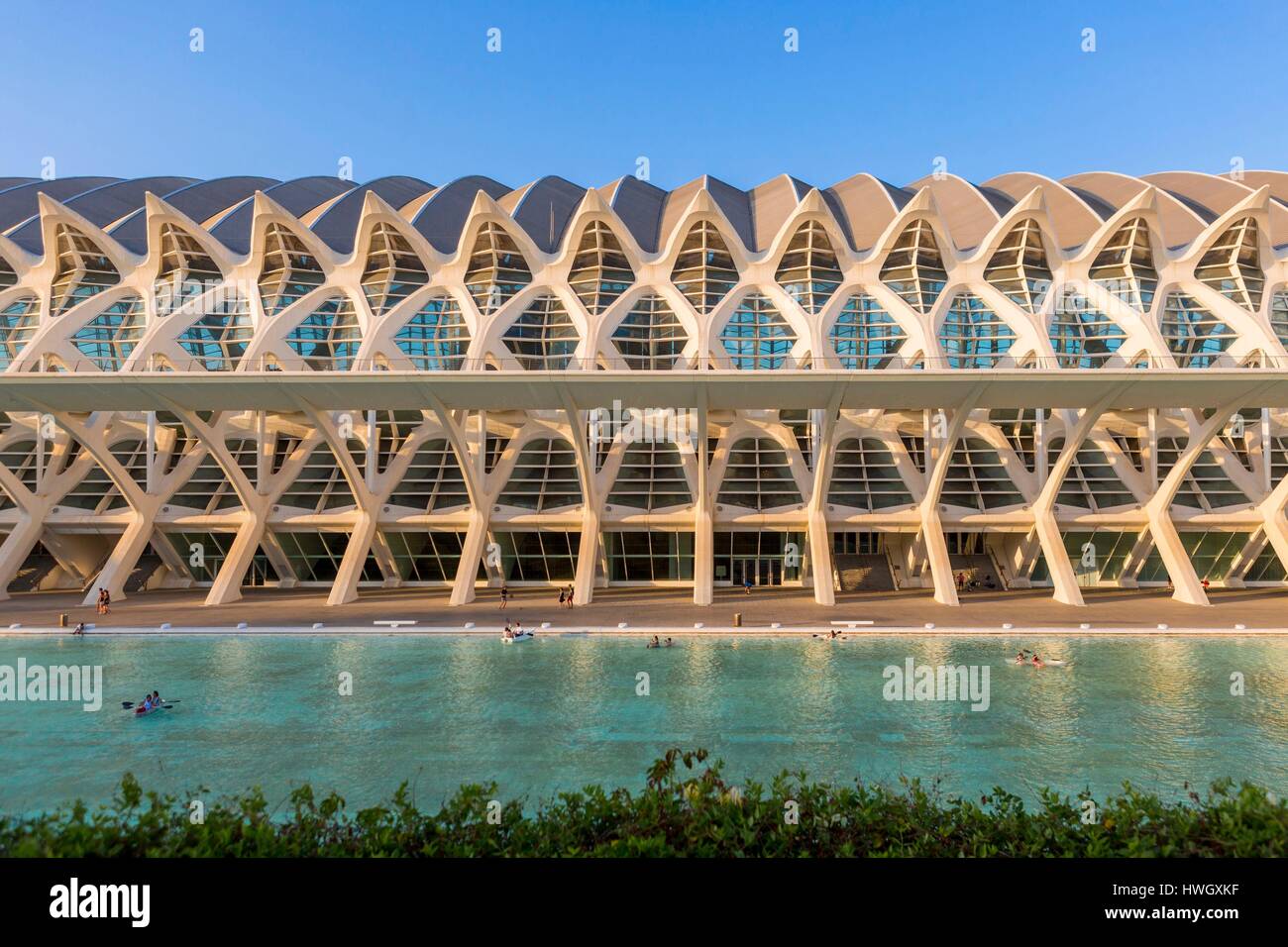 Spain, Valencia, City of Sciences and Arts, Prince Felipe Museum of ...