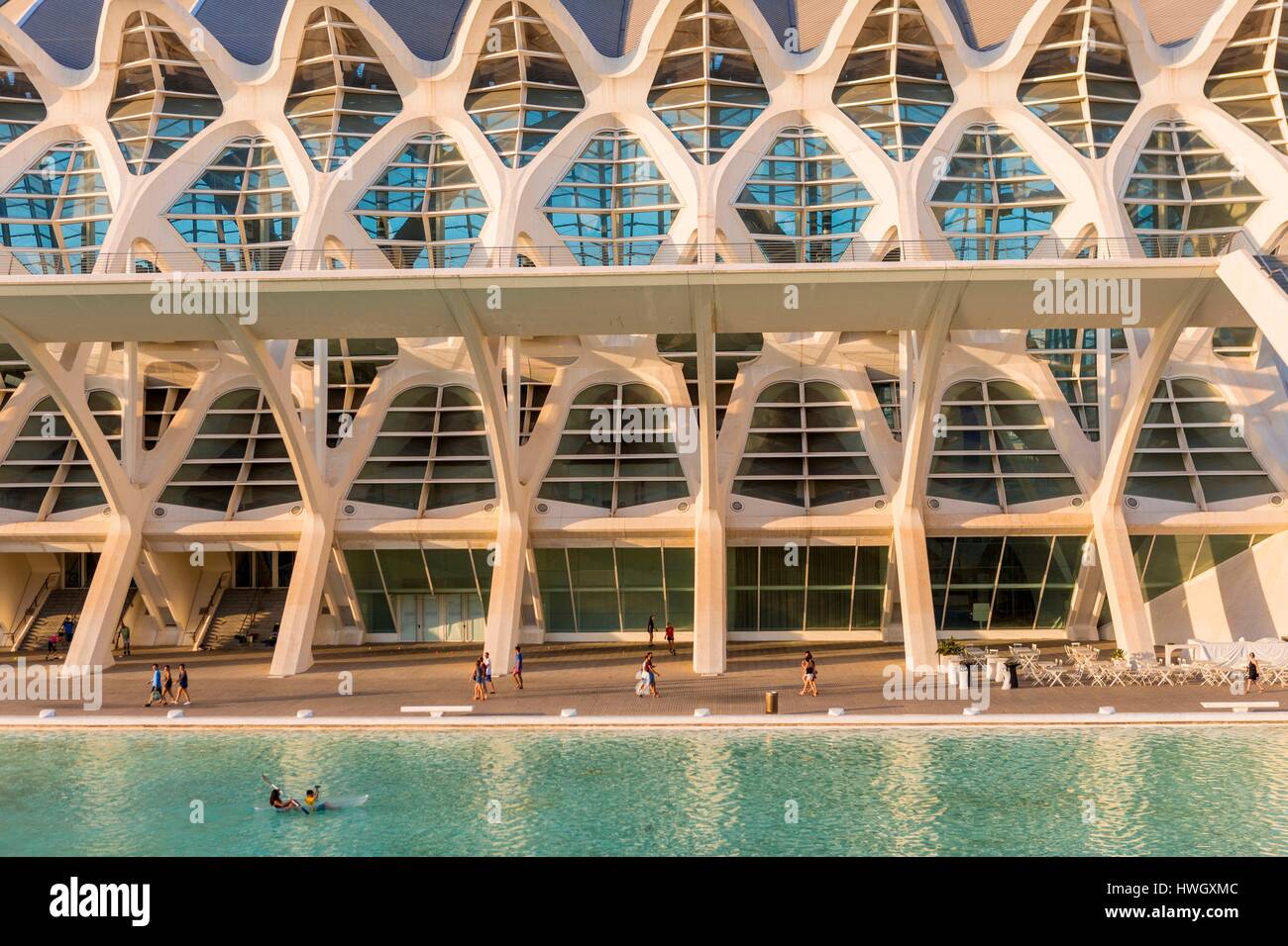 Spain, Valencia, City of Sciences and Arts, Prince Felipe Museum of ...