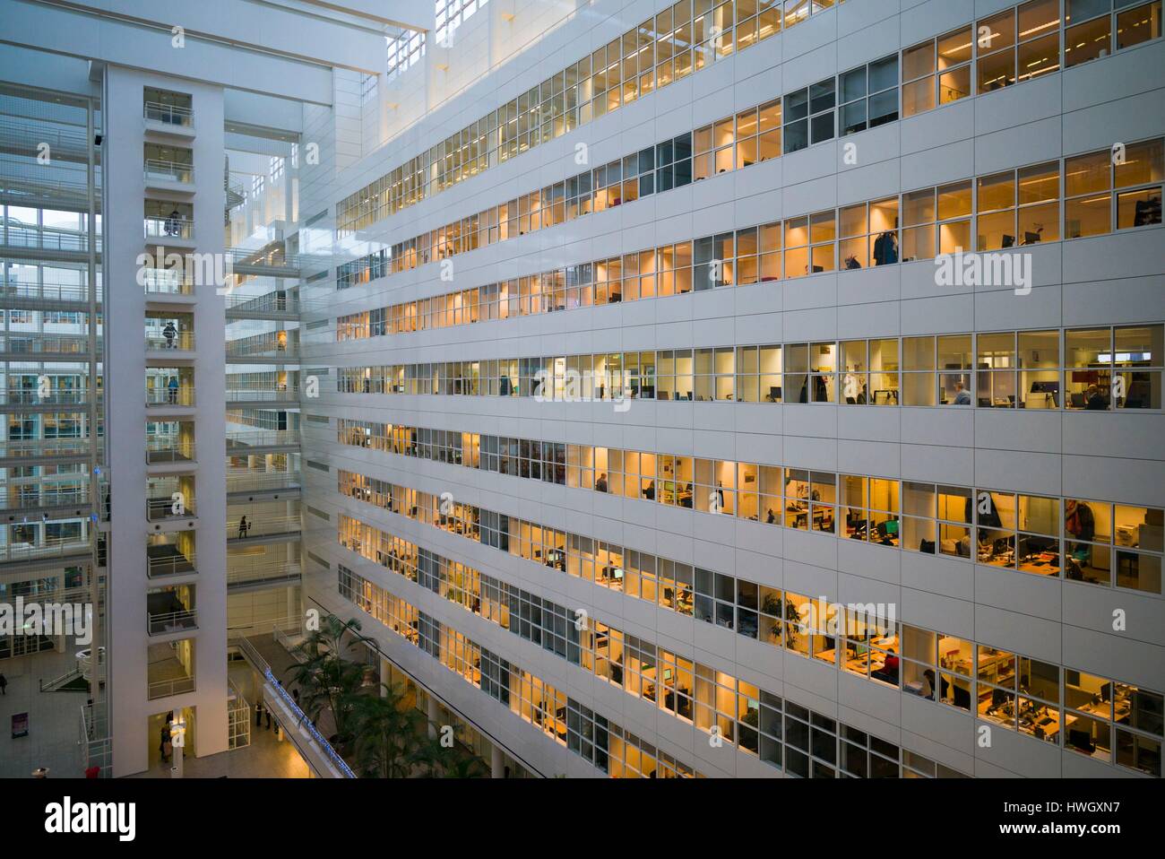 Netherlands, The Hague, Stadhuis, town hall, designed by US architect ...