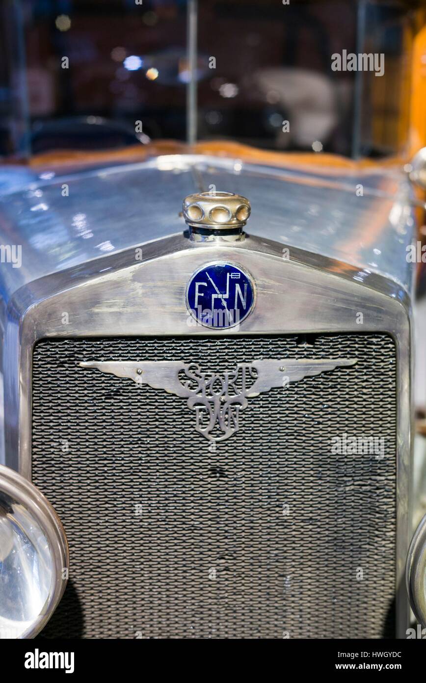 Belgium, Brussels, Autoworld, one of the largest automotive museums in ...