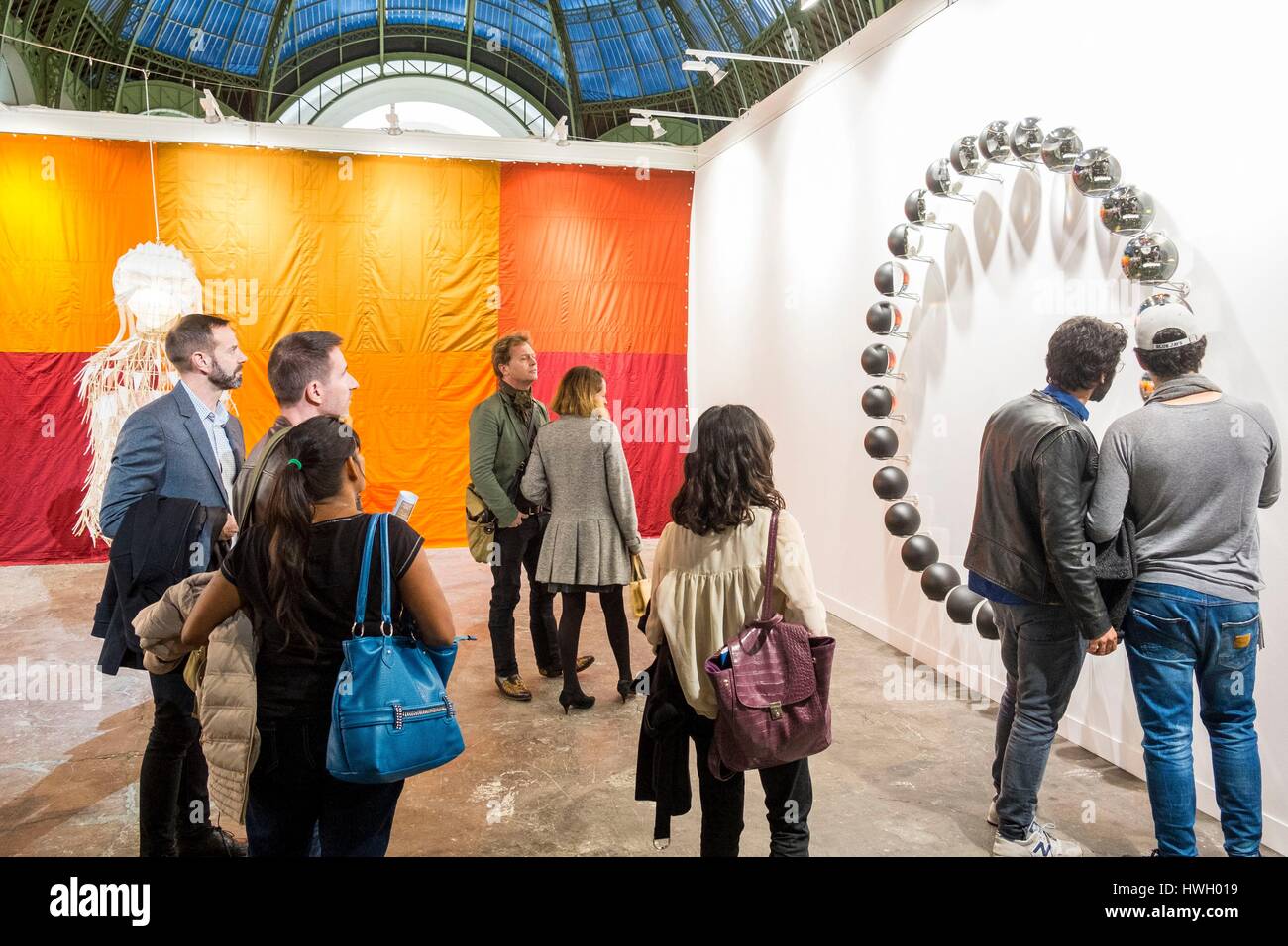 France, Paris, the FIAC (International Contemporary Art Fair) 2016 at ...