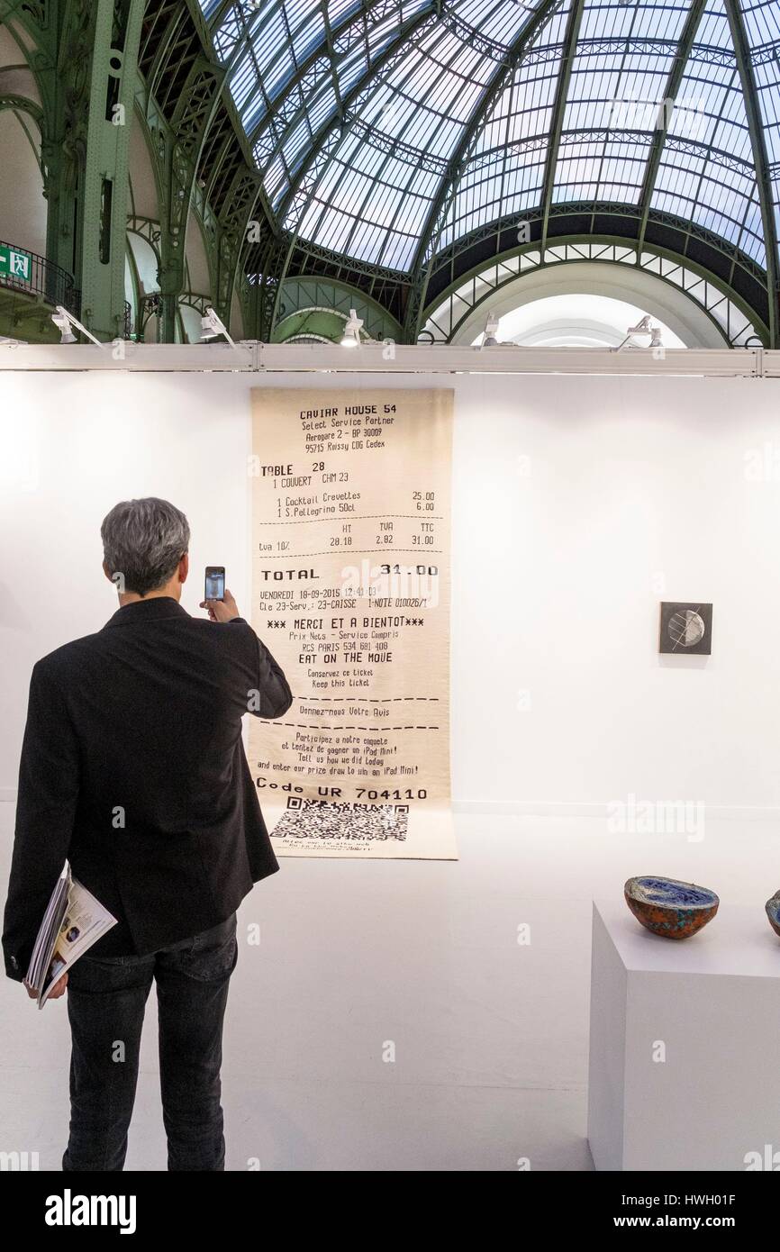 France, Paris, the FIAC (International Contemporary Art Fair) 2016 at ...