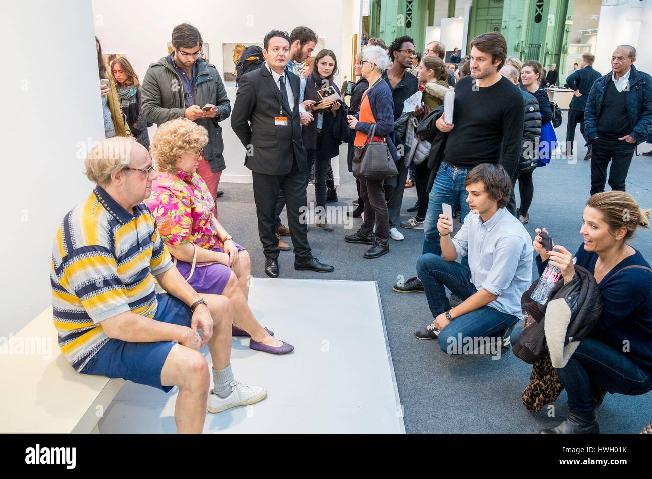 France, Paris, the FIAC (International Contemporary Art Fair) 2016 at ...