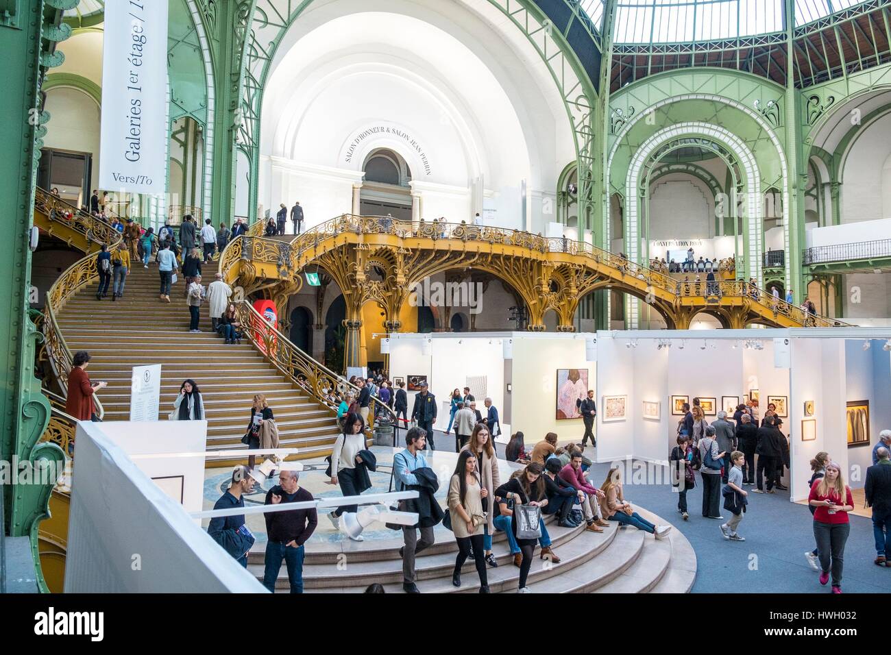 France, Paris, the FIAC (International Contemporary Art Fair) 2016 at ...