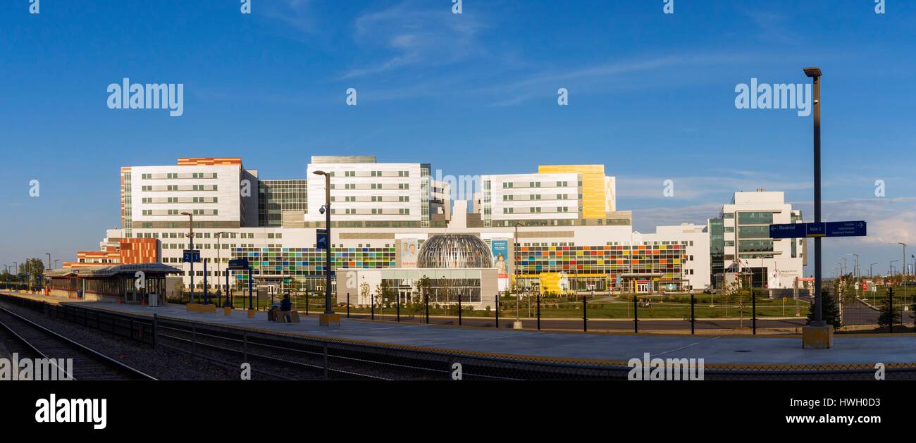 Canada, Quebec province, Montreal, the new university hospital MUHC ...
