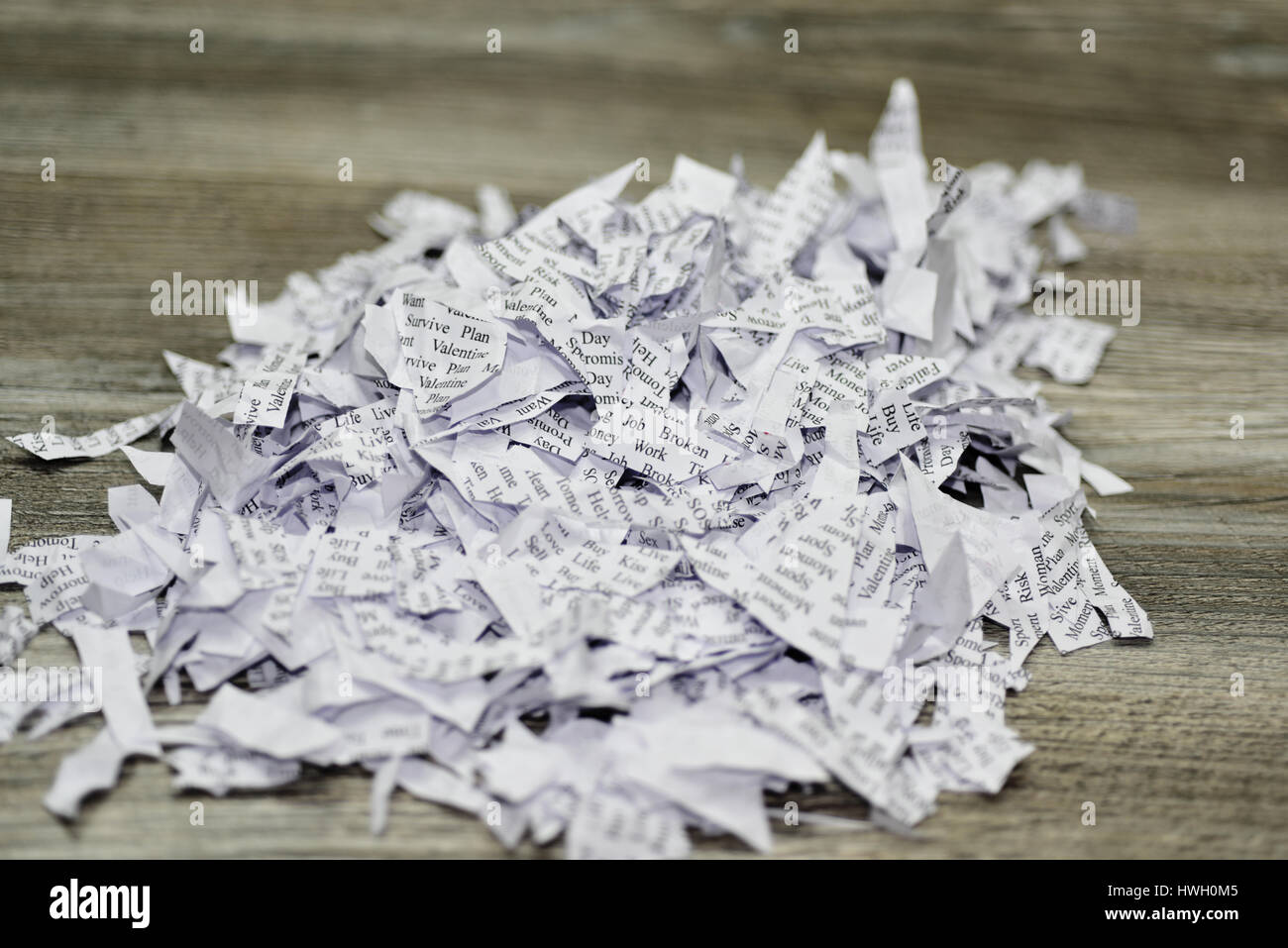 Torn paper pieces falling hi-res stock photography and images - Alamy