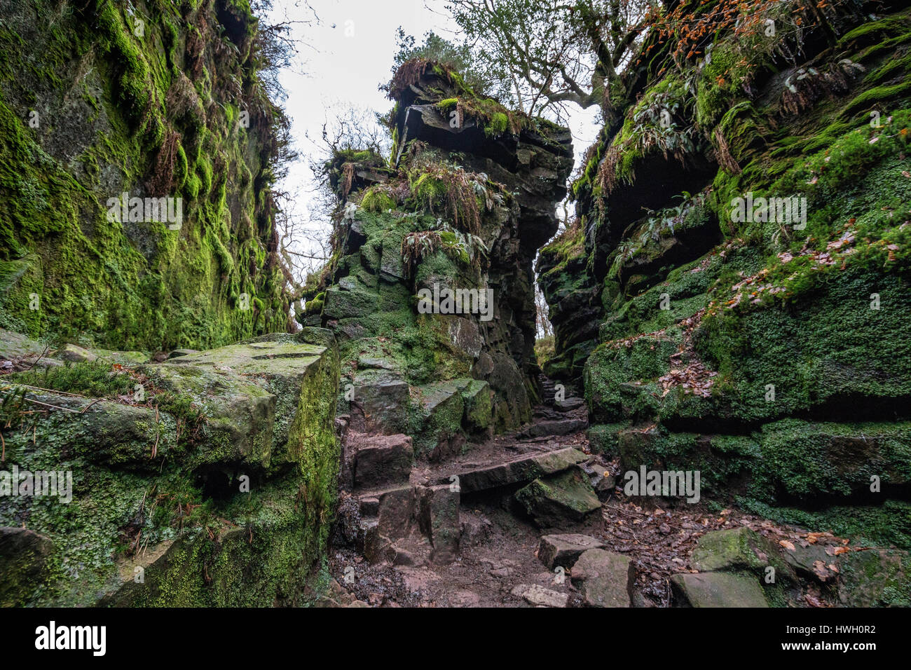 Lud church peak district hi-res stock photography and images - Alamy