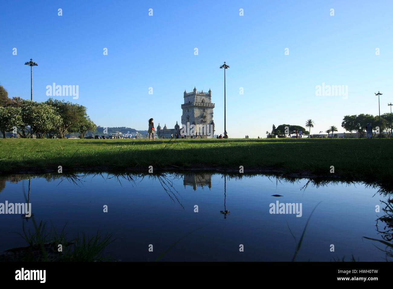 Portugal, Lisboa e Setubal province, Lisbon, Belem tower, national ...