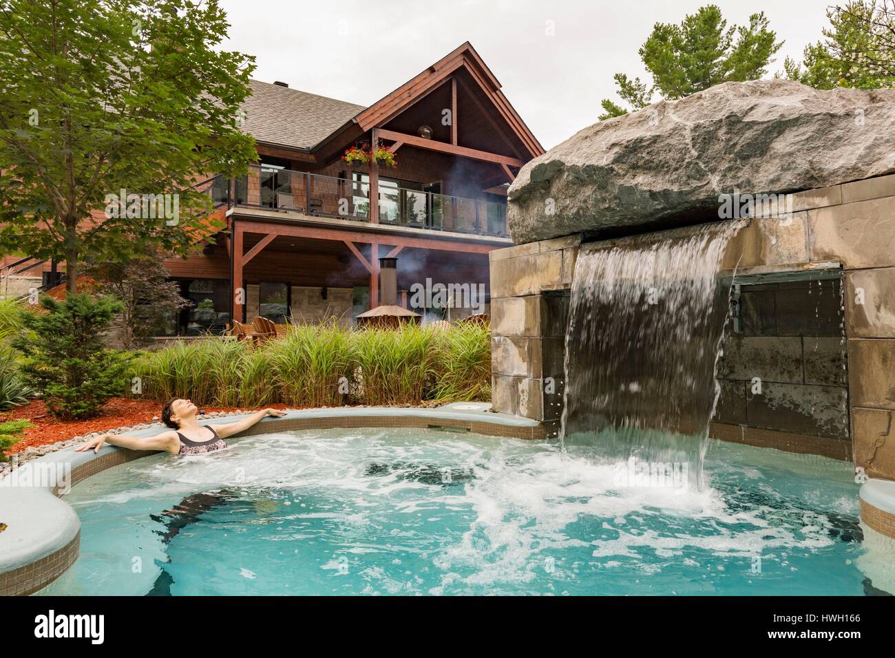 Canada, Quebec province, Mauricie region, Trois Rivieres, KiNipi spa ...