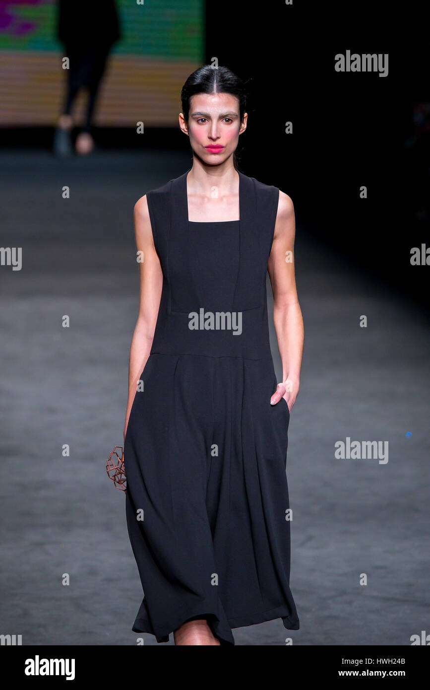 BARCELONA - FEB 5: Jude (model) walks the runway for the Who collection ...