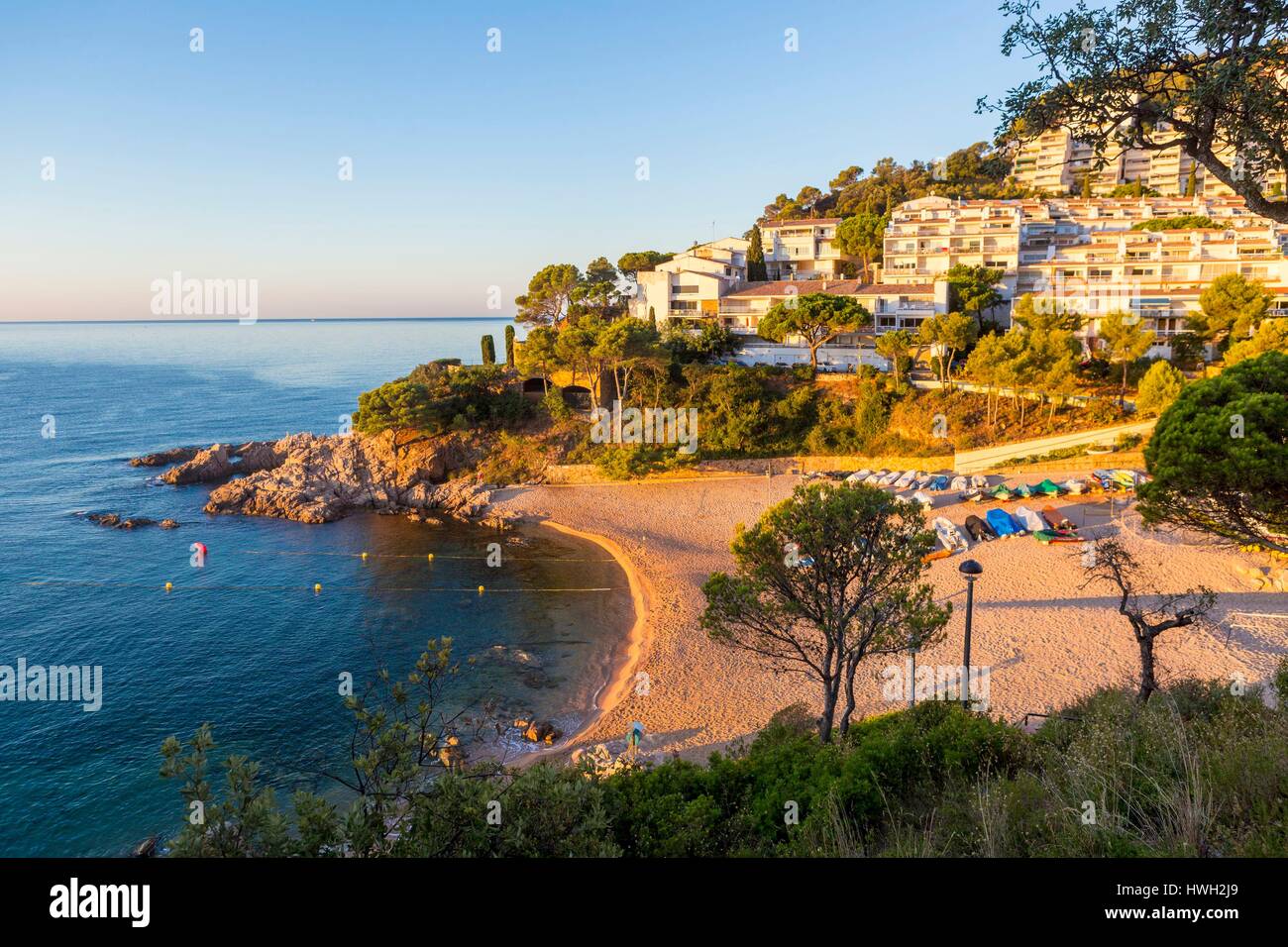 Spain, Catalonia, Costa Brava, Girona province, comarca of La Selva ...