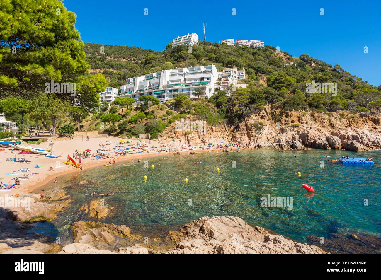 Spain, Catalonia, Costa Brava, Girona province, comarca of La Selva ...