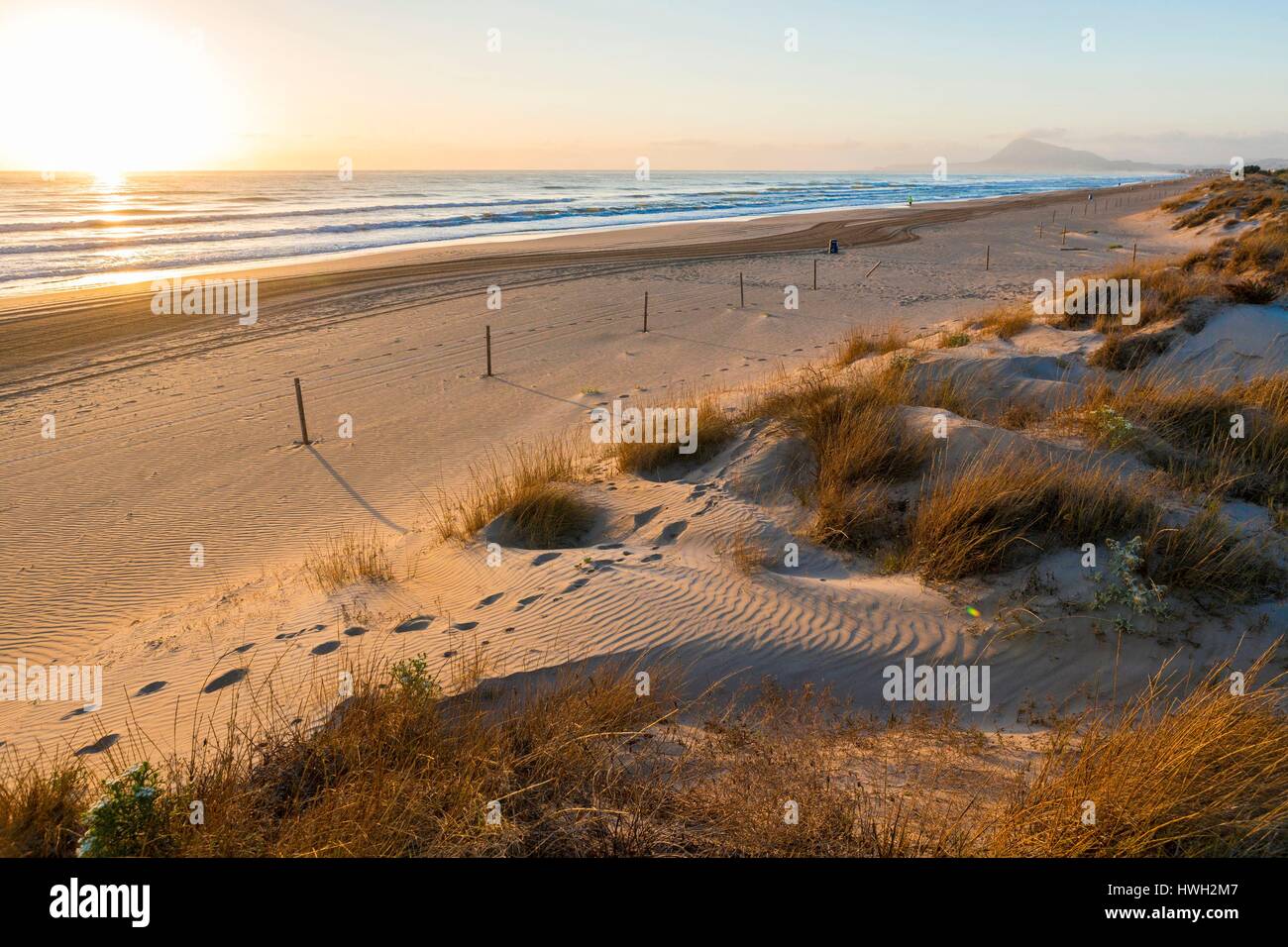 Spain, Valencian Community, Oliva beach Stock Photo - Alamy
