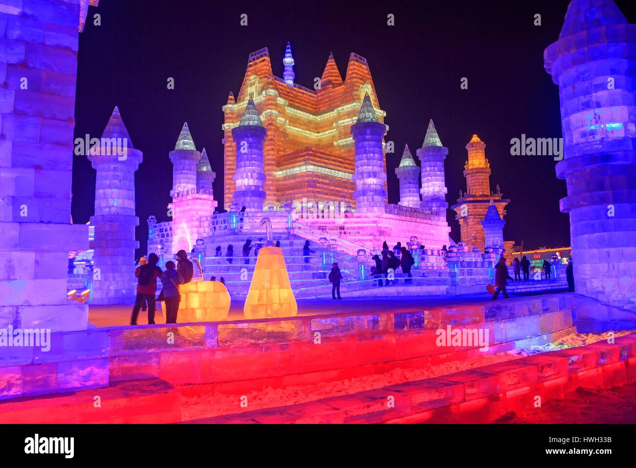 China, Manchuria, Heilongjiang, Harbin International Ice and Snow ...