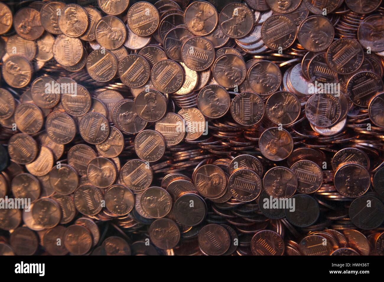 United States, Mississippi, Jackson, Memorial to the Missing, penny ...