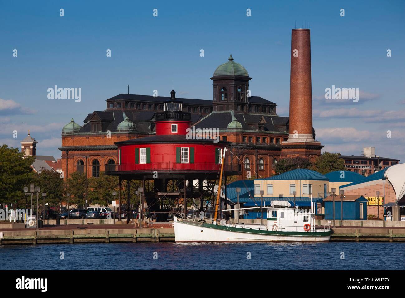 United States, Maryland, Baltimore, Inner Harbor, Pier 5, Seven Foot ...