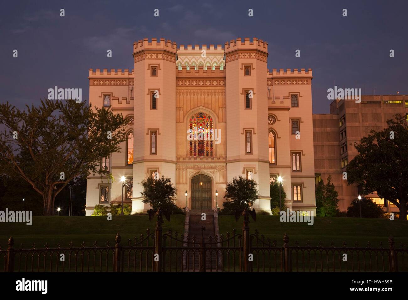 United States, Louisiana, Baton Rouge, Louisiana Old State Capitol ...