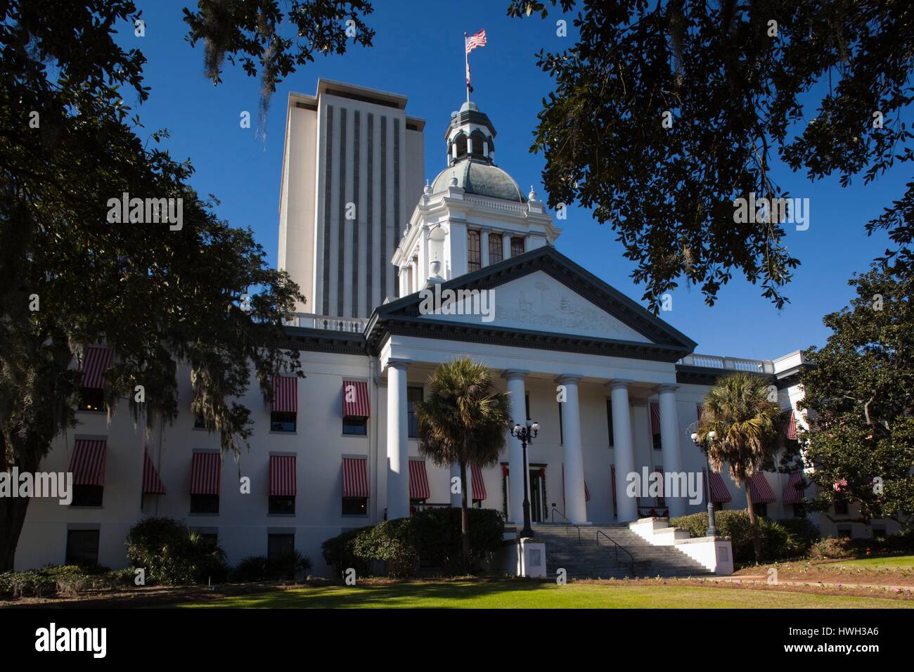 United States Florida Tallahassee Old And New State Capitol