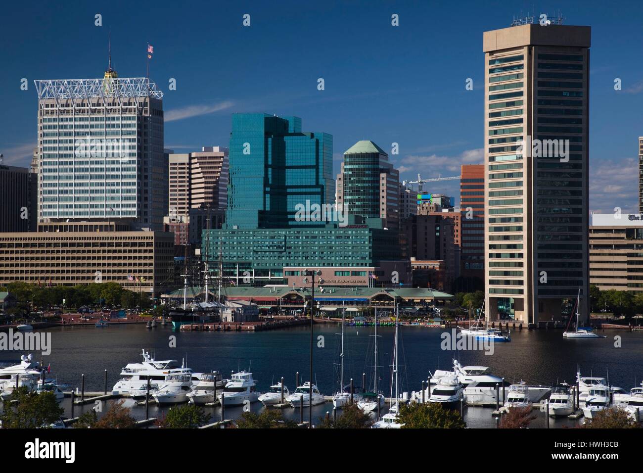 Baltimore inner harbor skyline hi-res stock photography and images - Alamy