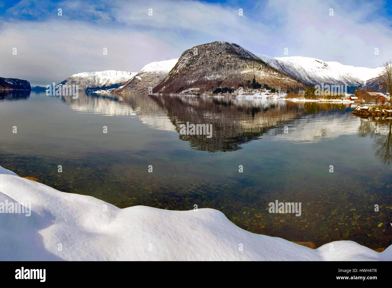 Hornindalsvatnet lake hornindal norway hi-res stock photography and ...