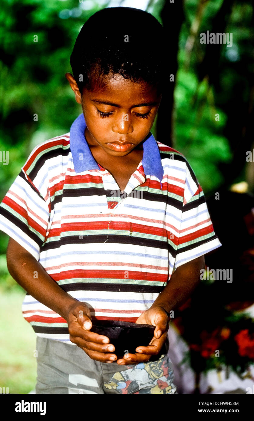 Fijian boy hi-res stock photography and images - Alamy