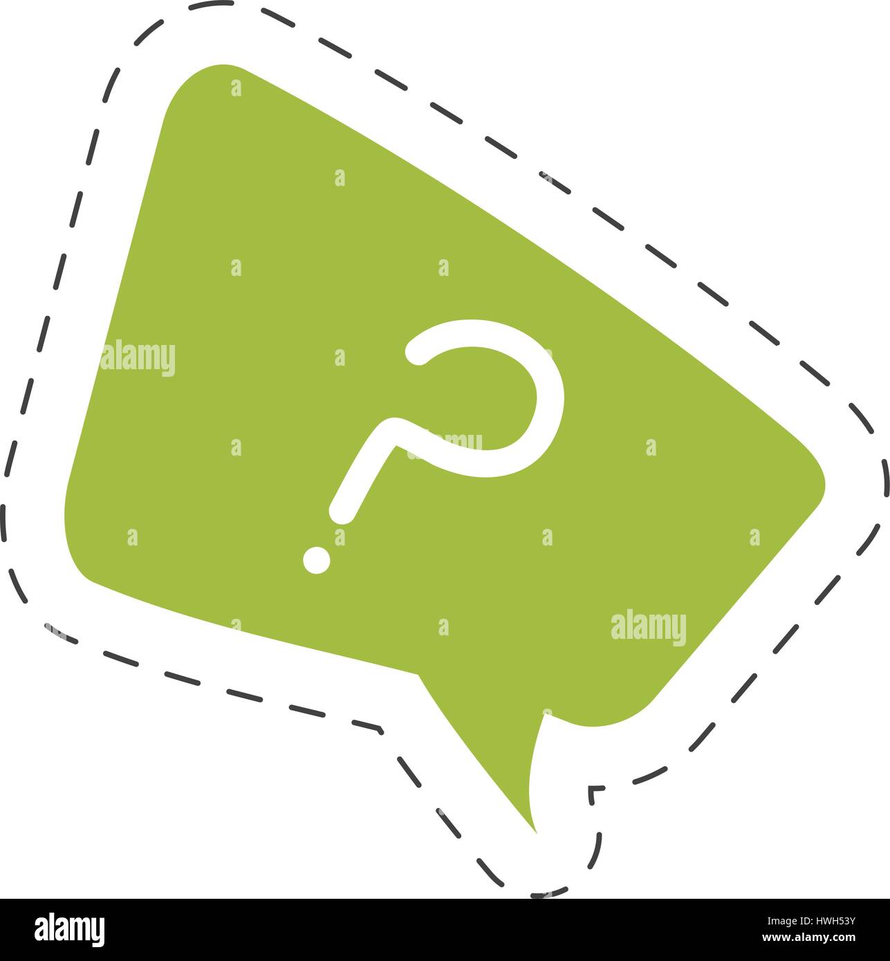 green question mark bubble speech image Stock Vector Image & Art - Alamy