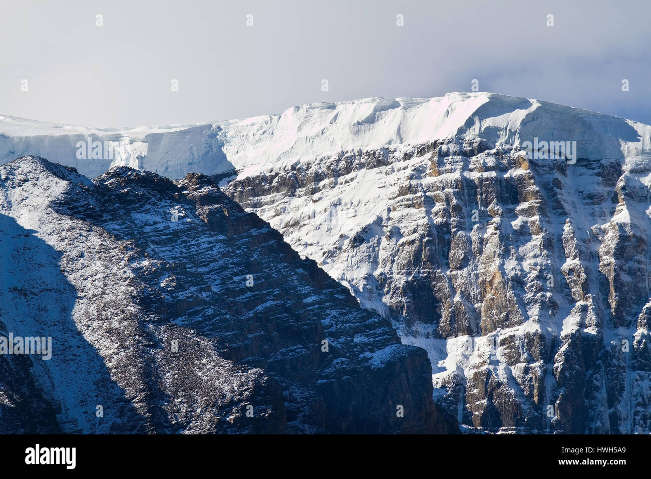 "Columbia Icefield in the Mount Kitchener, Canada; Canada; Alberta ...