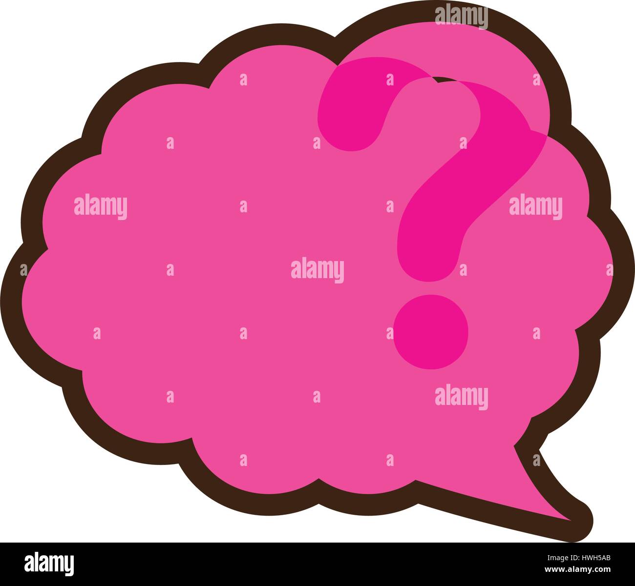 question mark cloud speech image Stock Vector Image & Art - Alamy