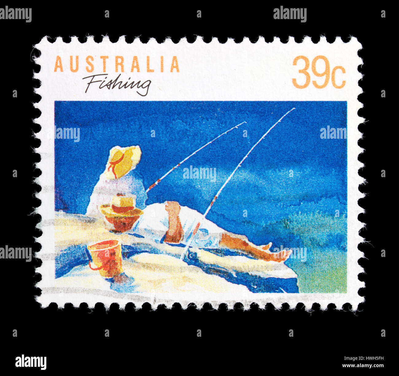 Australia postage stamp hi-res stock photography and images - Alamy