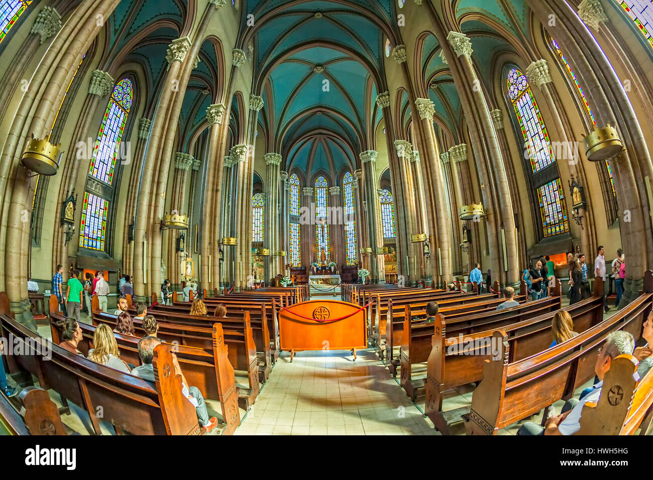 Saint anthony stained glass hi-res stock photography and images - Alamy