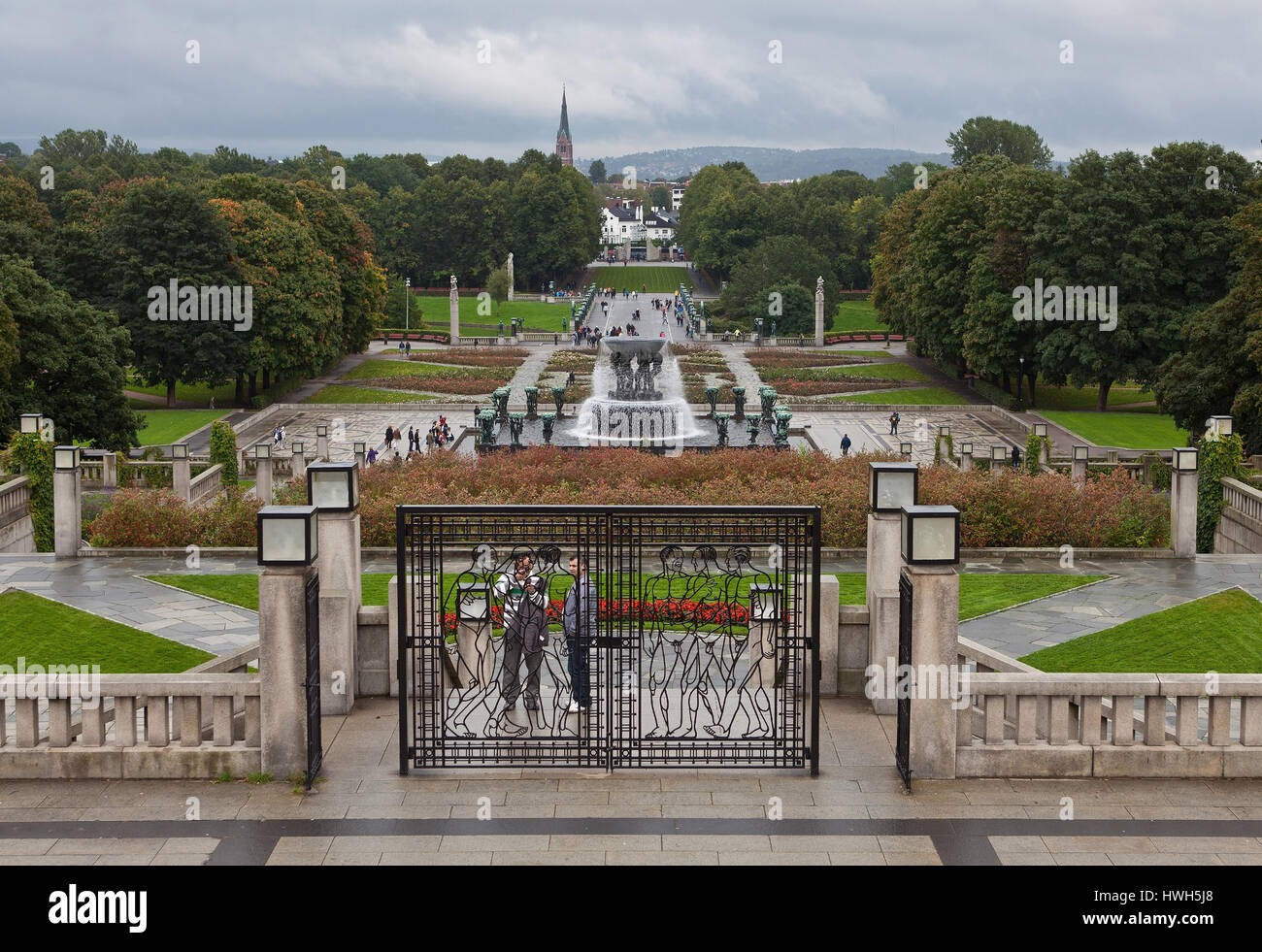 Vigelandsparken in Oslo, Norway, Norway, Oslo, Vigelandsparken ...