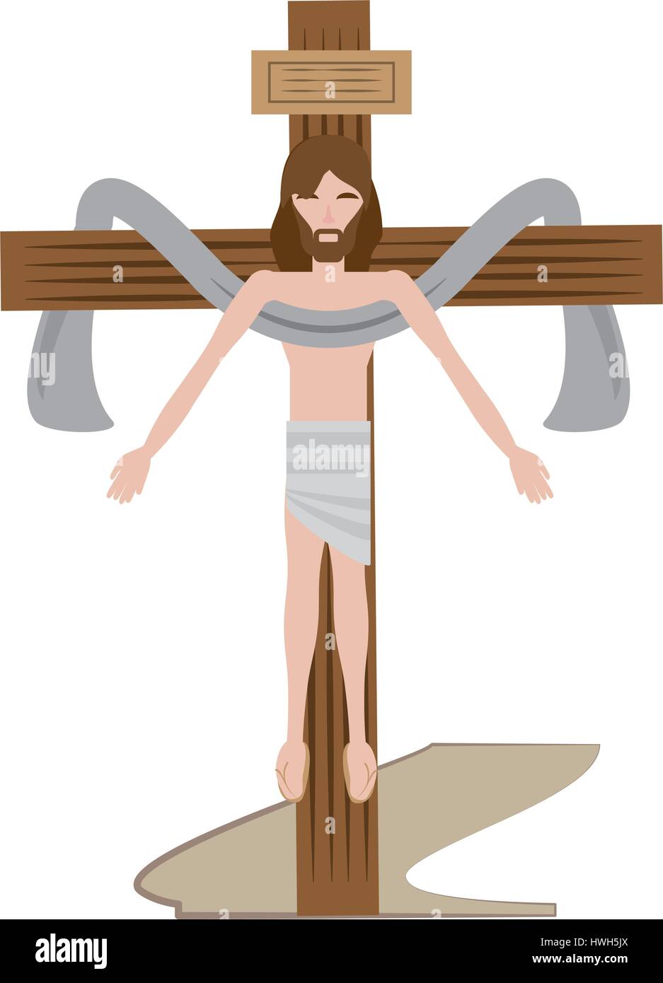 jesus christ sacred cross Stock Vector Image & Art - Alamy