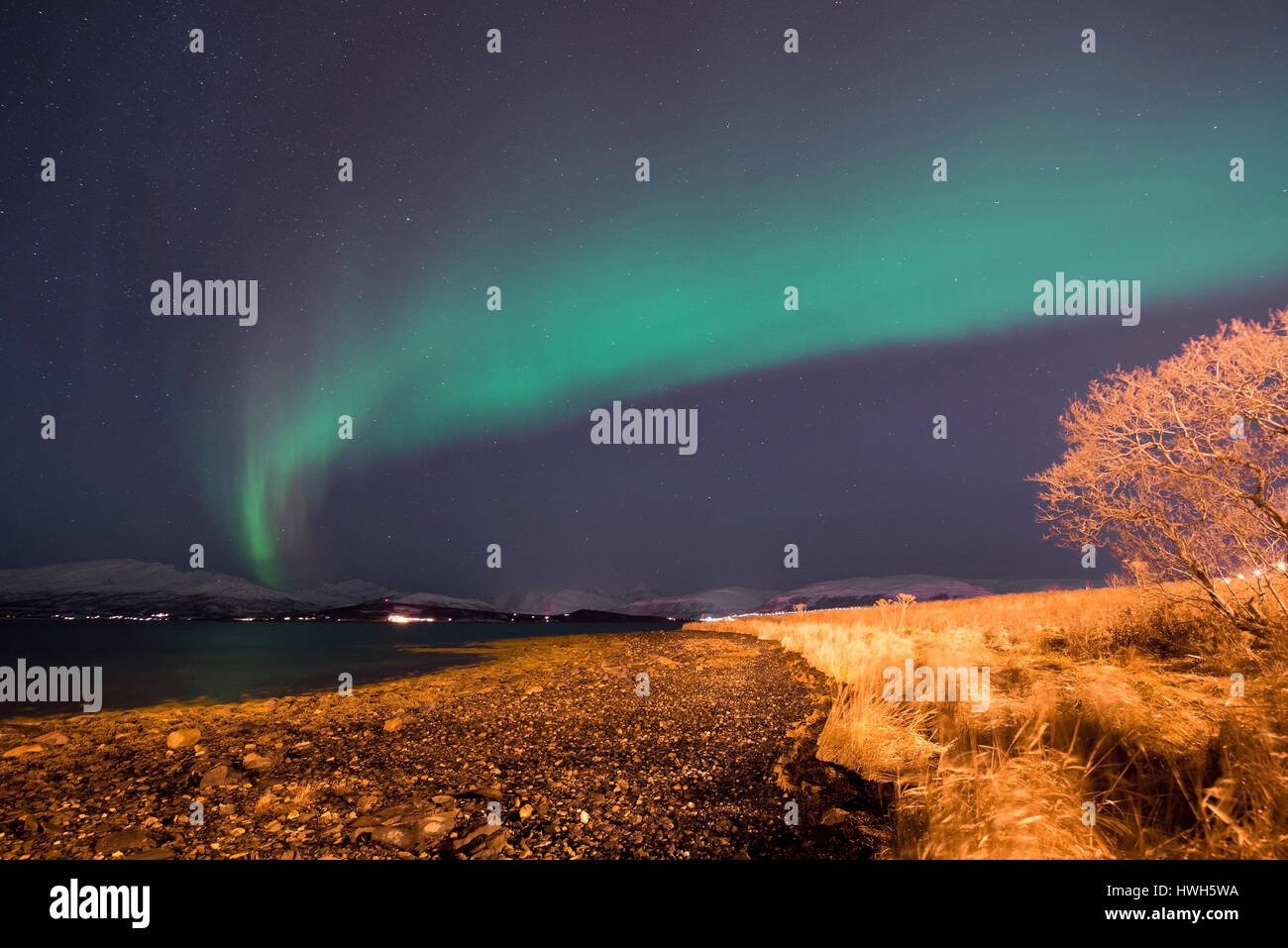 Strand aurora hi-res stock photography and images - Alamy